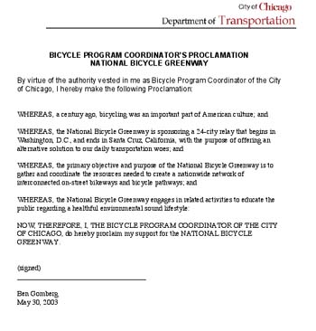 Chicago Welcomes National Bicycle Greenway
